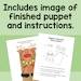 Santa's Reindeer Christmas Paper Bag Puppet Craft Activity for Kids - Etsy