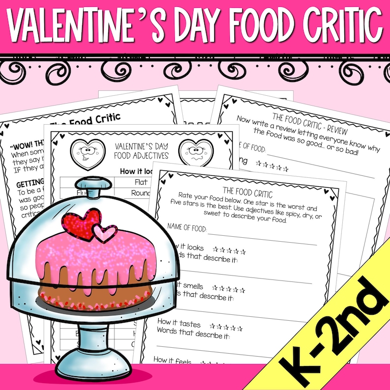 Valentine's Day Food Science Classroom or Homeschool Food Critic ...