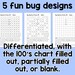 Bugs 100's Chart Mystery Pictures Number Practice - Etsy