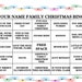 Christmas Vacation Personalized Bingo, Printable Christmas Movie Custom ...
