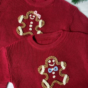 Hand Embroidered Baby and Toddler Christmas Sweater | Xmas Name Shirt ...
