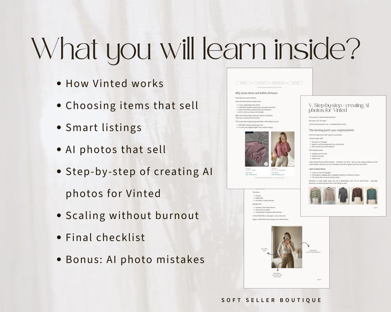 How to Sell on Vinted Using AI Photos – A Calm, Practical Seller Guide ...
