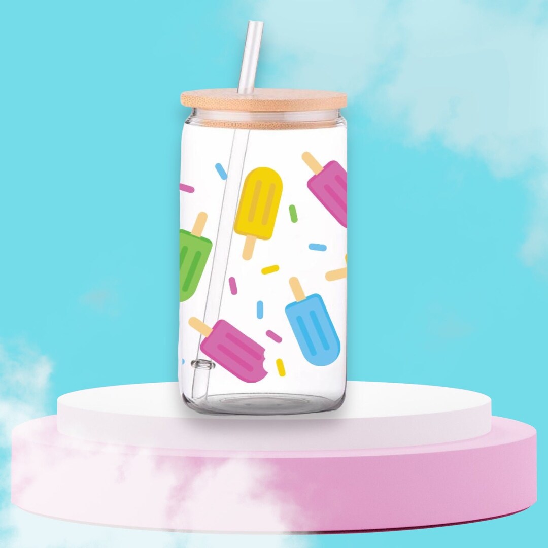 Popsicle Glass Can - Etsy