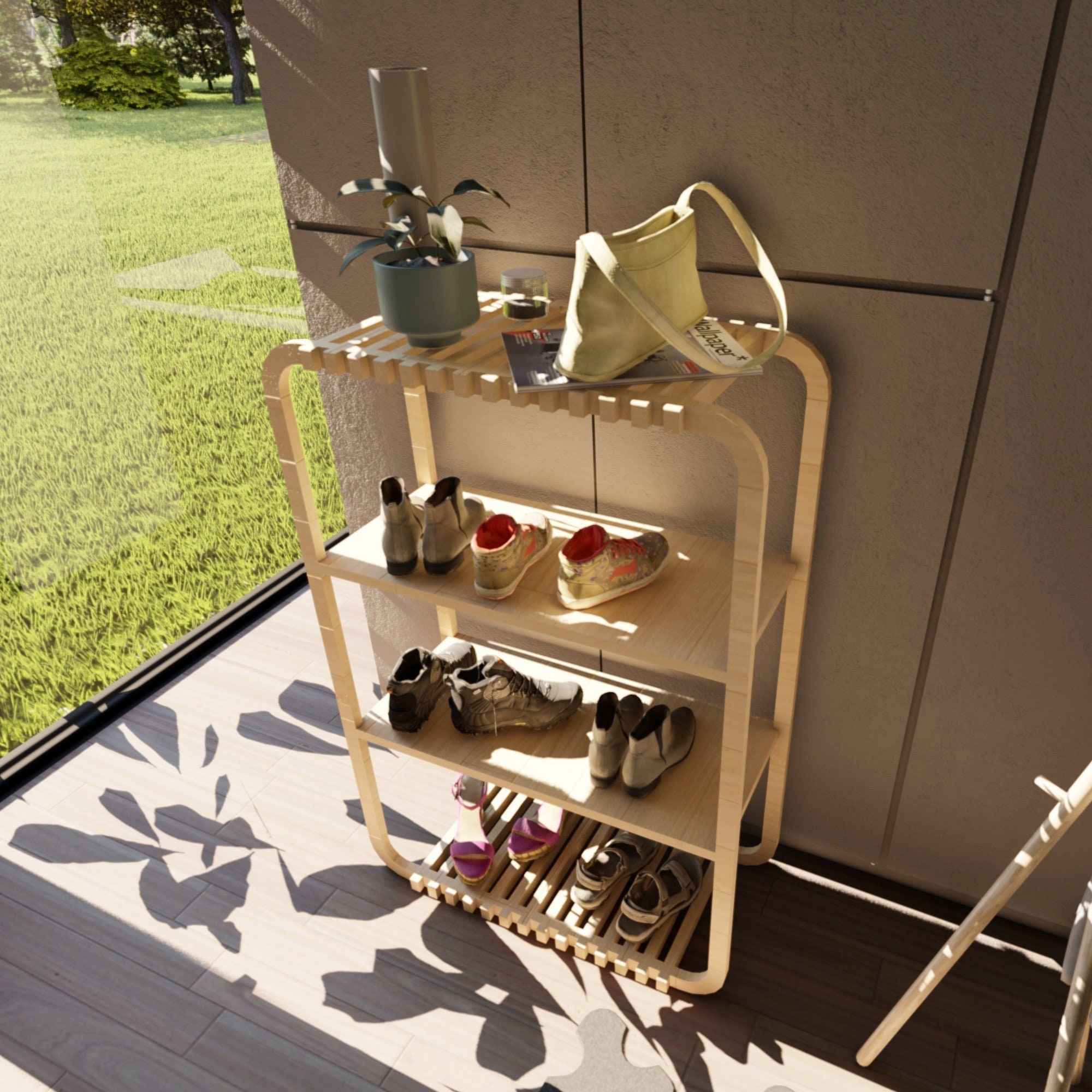 Parametric Art, Parametric File, Parametric Cnc, Wood, Natural ...