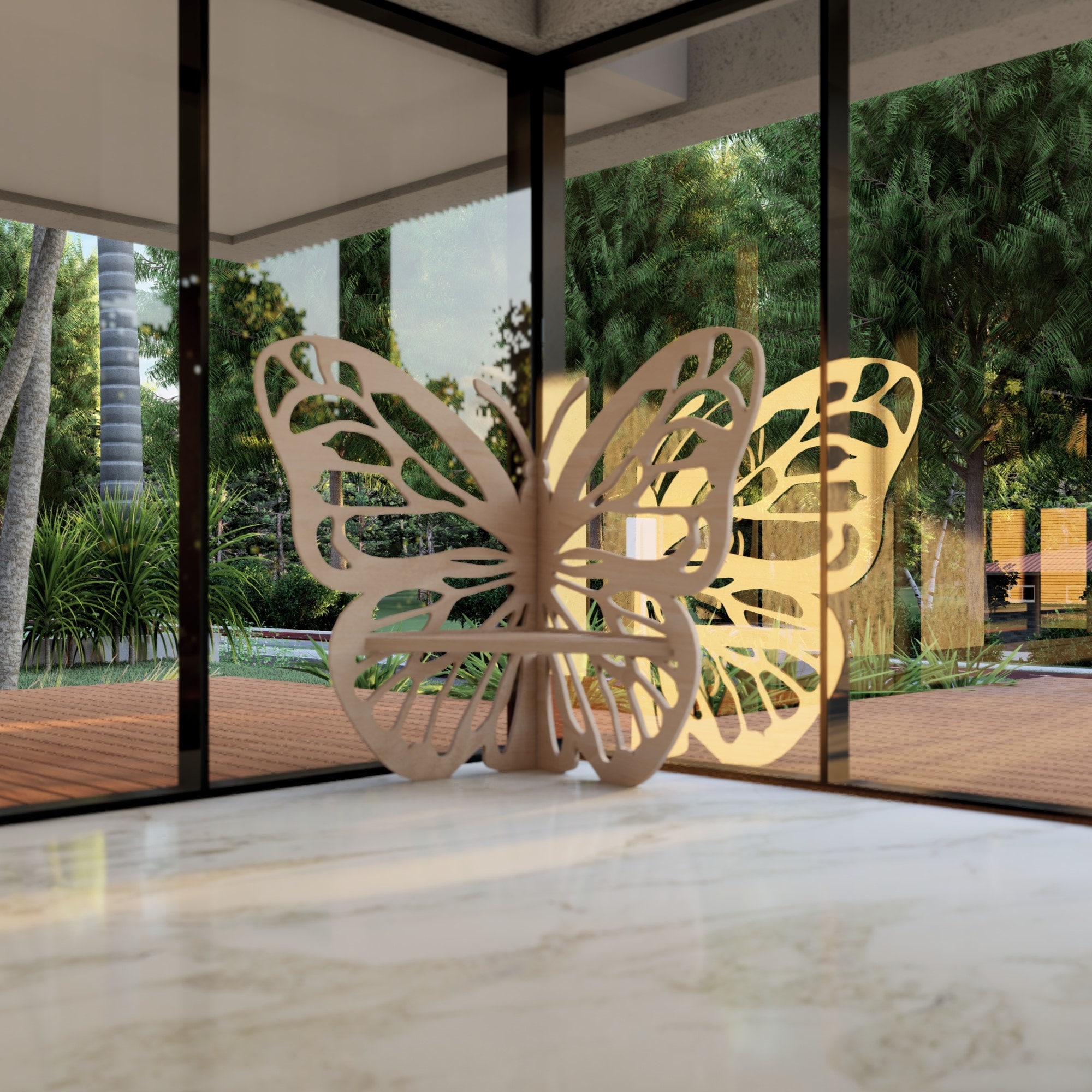 Parametric Butterfly Chair: Plywood CNC Cutting Files (DXF) - Etsy