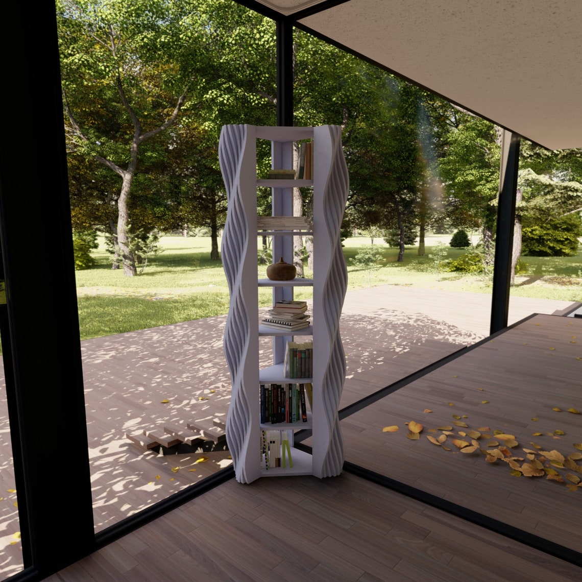 Parametric Plywood Bookshelf CNC File (DXF, DWG) - Etsy