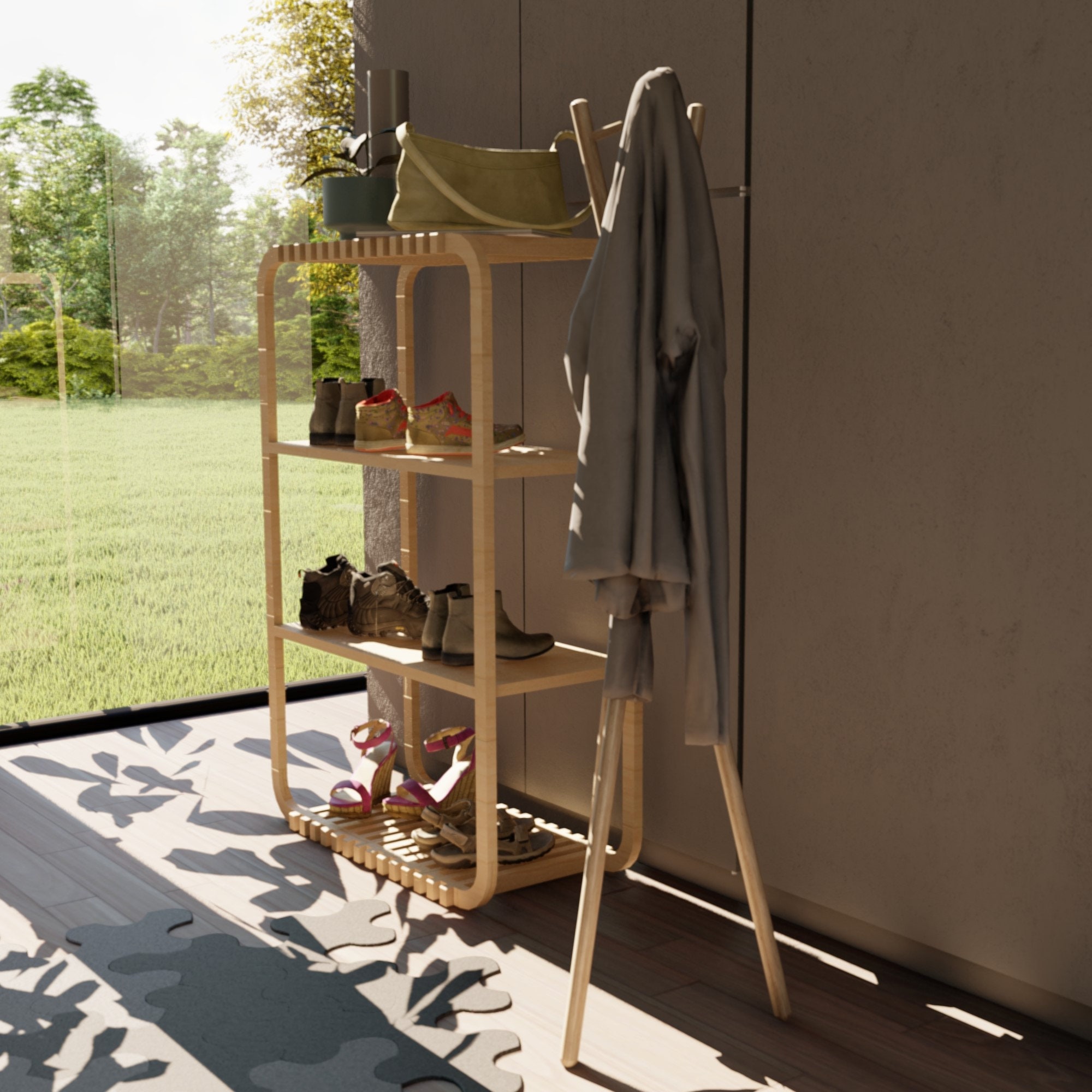 Parametric Art, Parametric File, Parametric Cnc, Wood, Natural ...