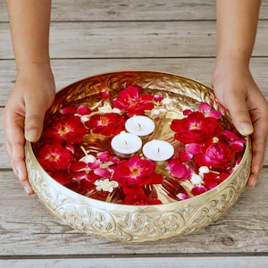 Traditional Indian Bowl, Meditation Bowl for Spa, Urli for Floating ...