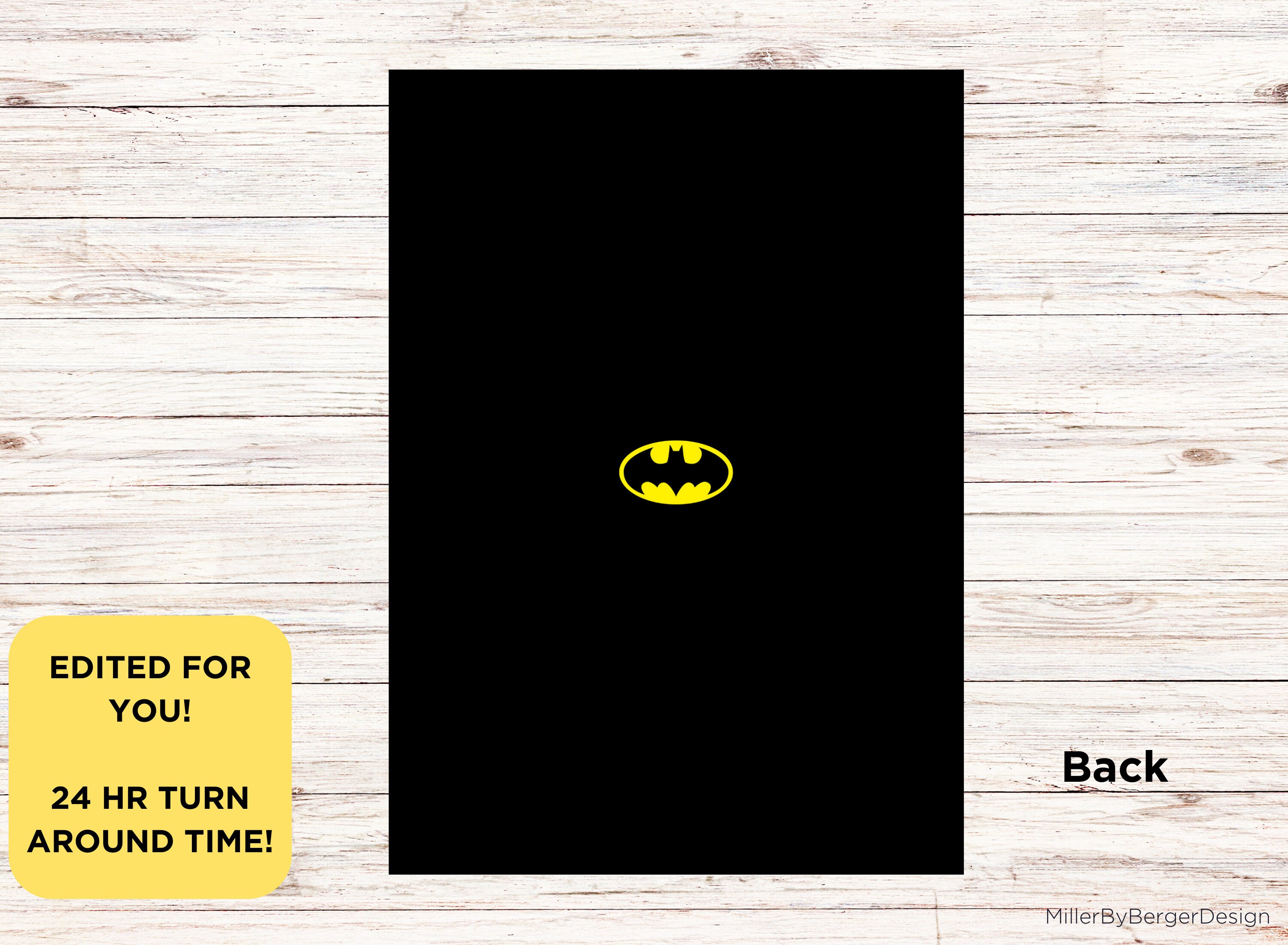 Batman Gotham City Birthday Party Invitation Printable - Etsy