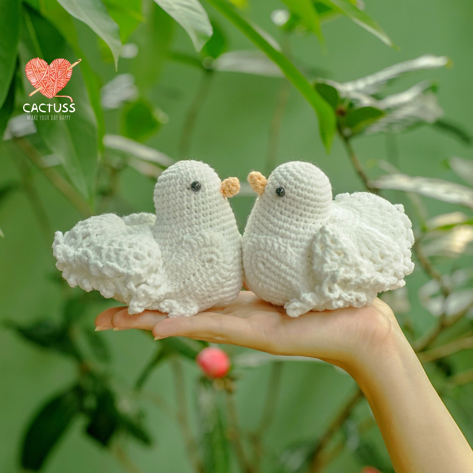 Wedding Crochet Amigurumi Bird Couple Crochet Pigeon - Etsy