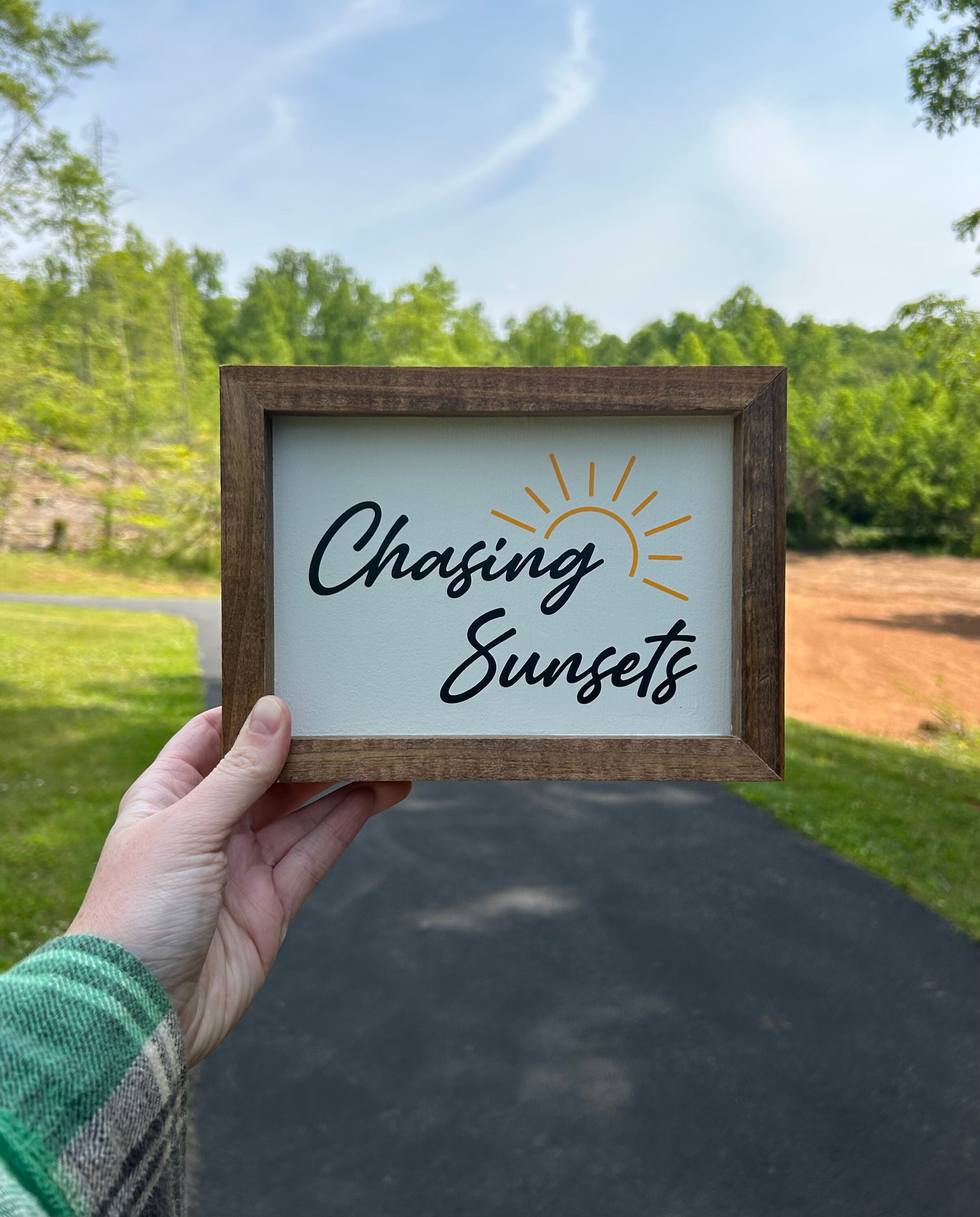 Chasing Sunsets Sign/sunset Chaser/coastal Decor/beach Decor/gift for ...