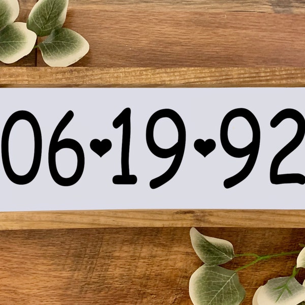 Wedding Date Sign - Etsy