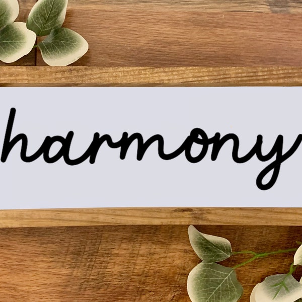 One Word Signs - Etsy