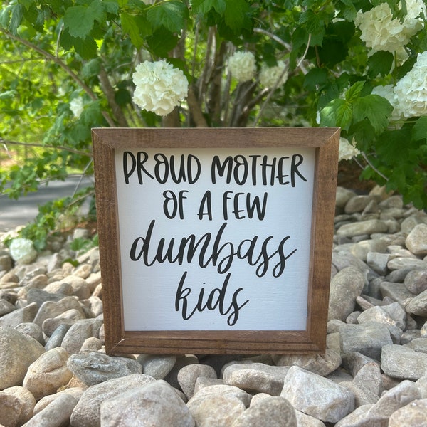 Dumbass Sign - Etsy
