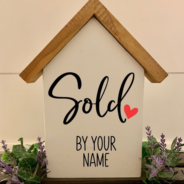 Realtor Sold Sign - Etsy