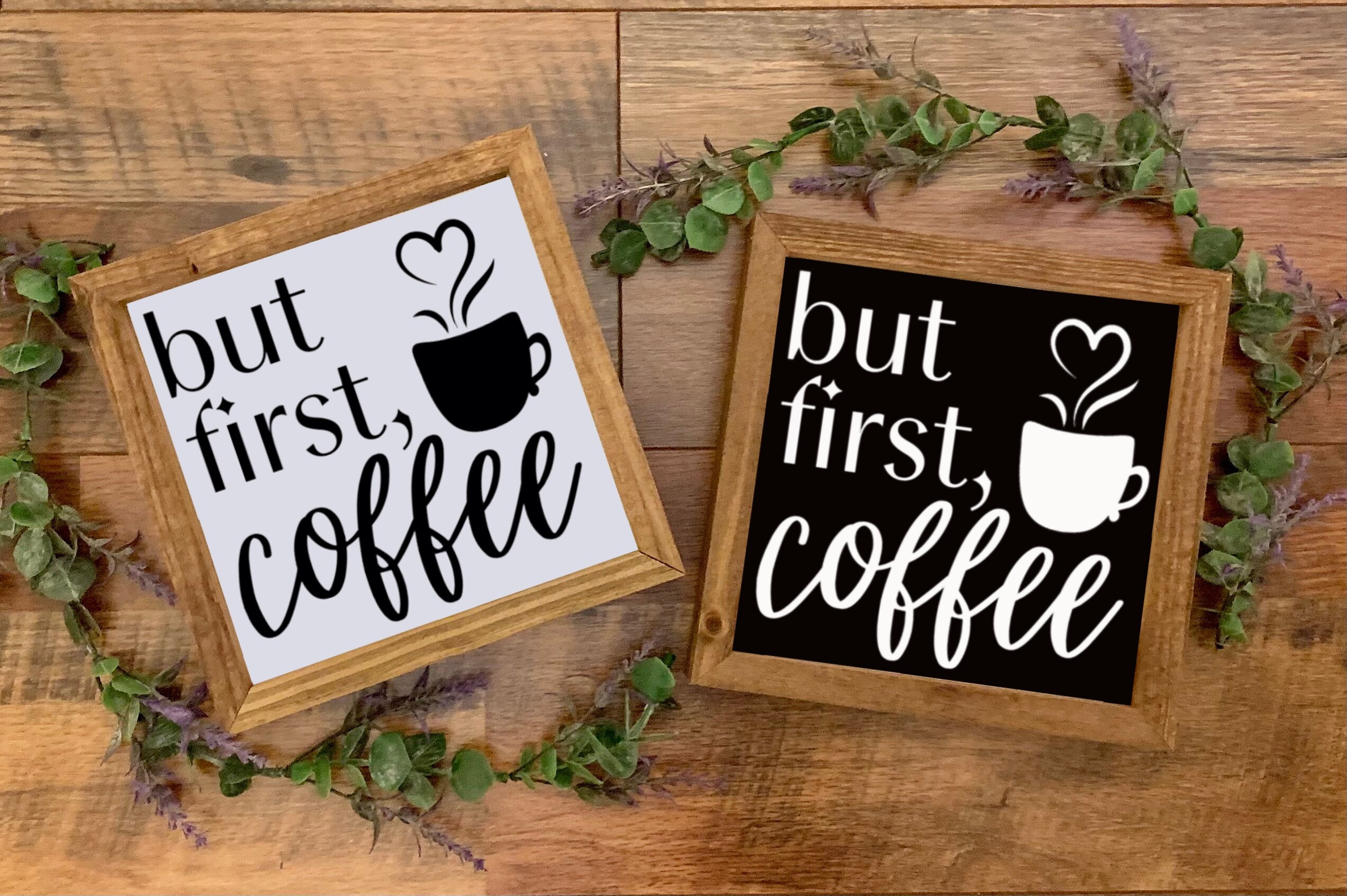 But First Coffee/wood Farmhouse Sign/kitchen Decor/funny Coffee Sign ...