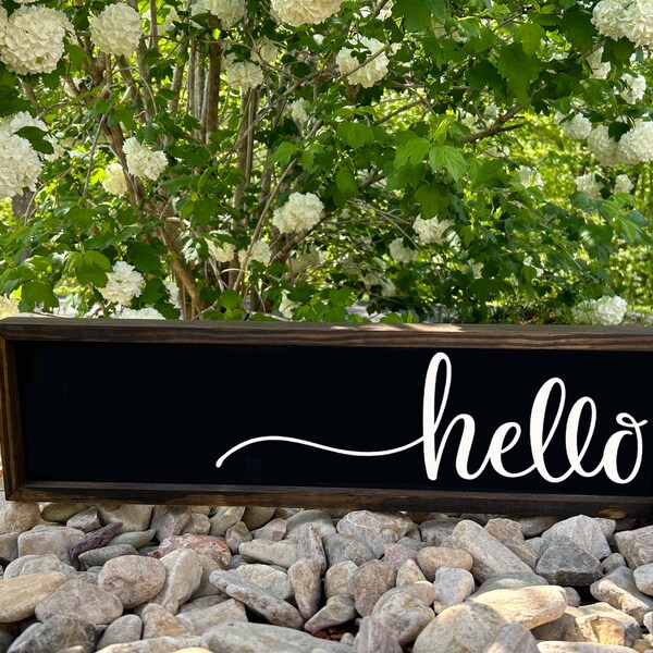 Hello Sign - Etsy