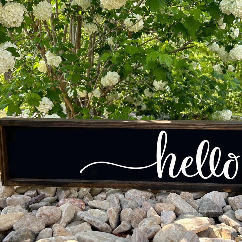 Hello Sign - Etsy