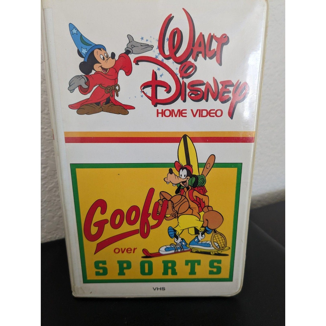 Goofy Over Sports VHS Walt Disney Home Video White Clamshell - Etsy