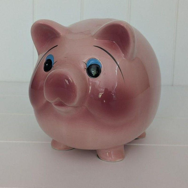 Pig Piggy Bank - Etsy