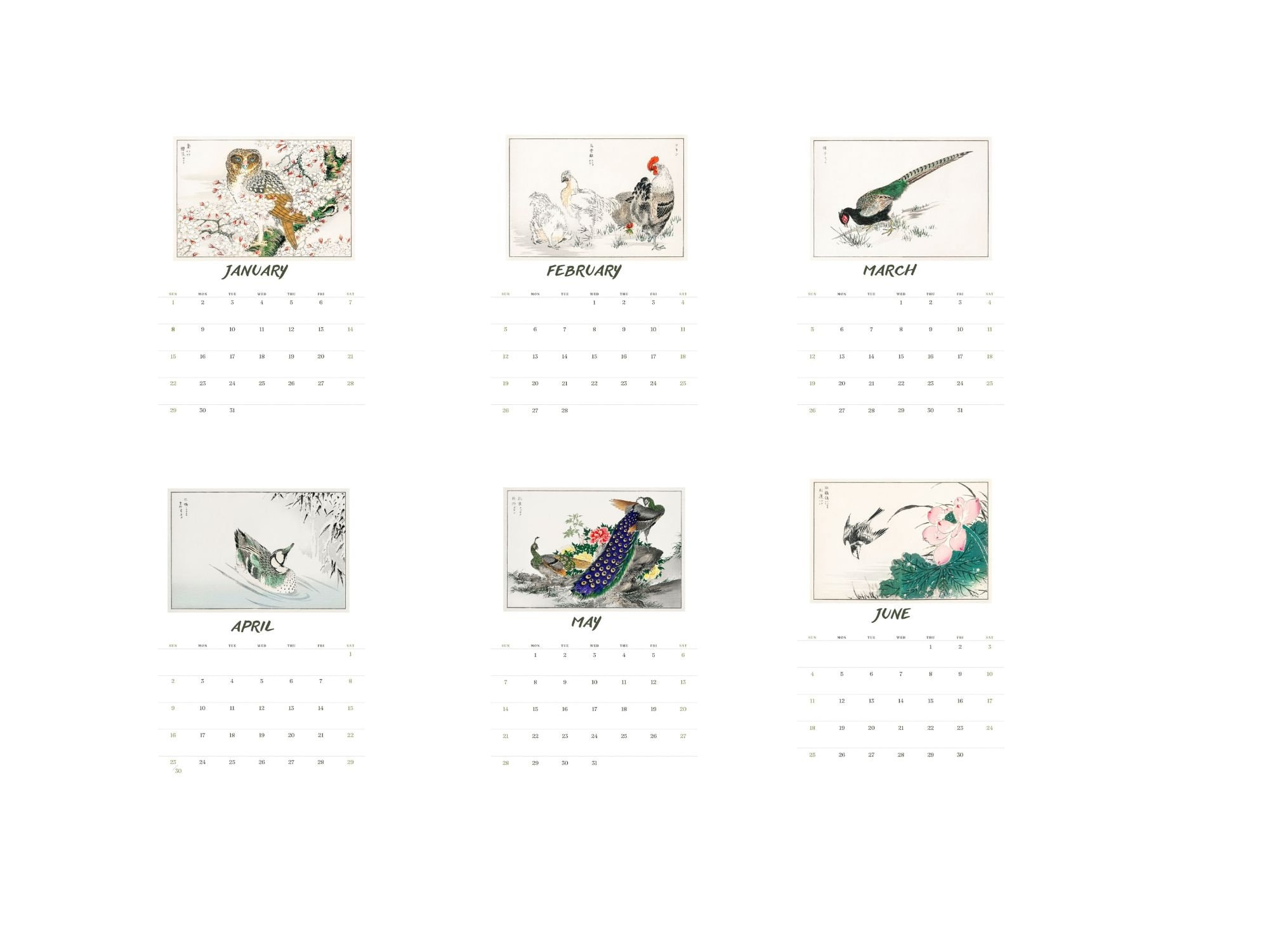 2023 Printable Calendar * January 2023 Through December 2023 ...