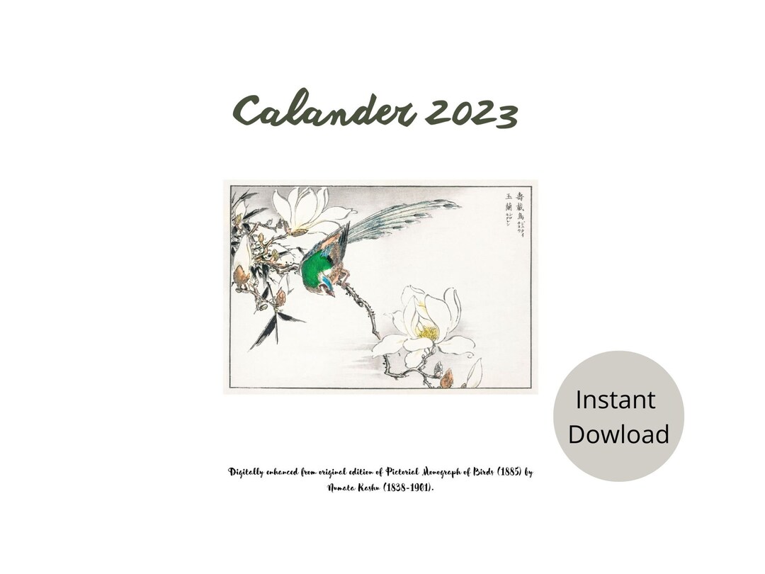 2023 Printable Calendar * January 2023 Through December 2023 ...