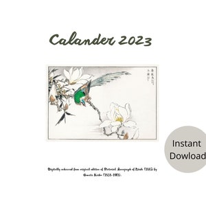 2023 Printable Calendar January 2023 Through December 2023 Horizontal ...