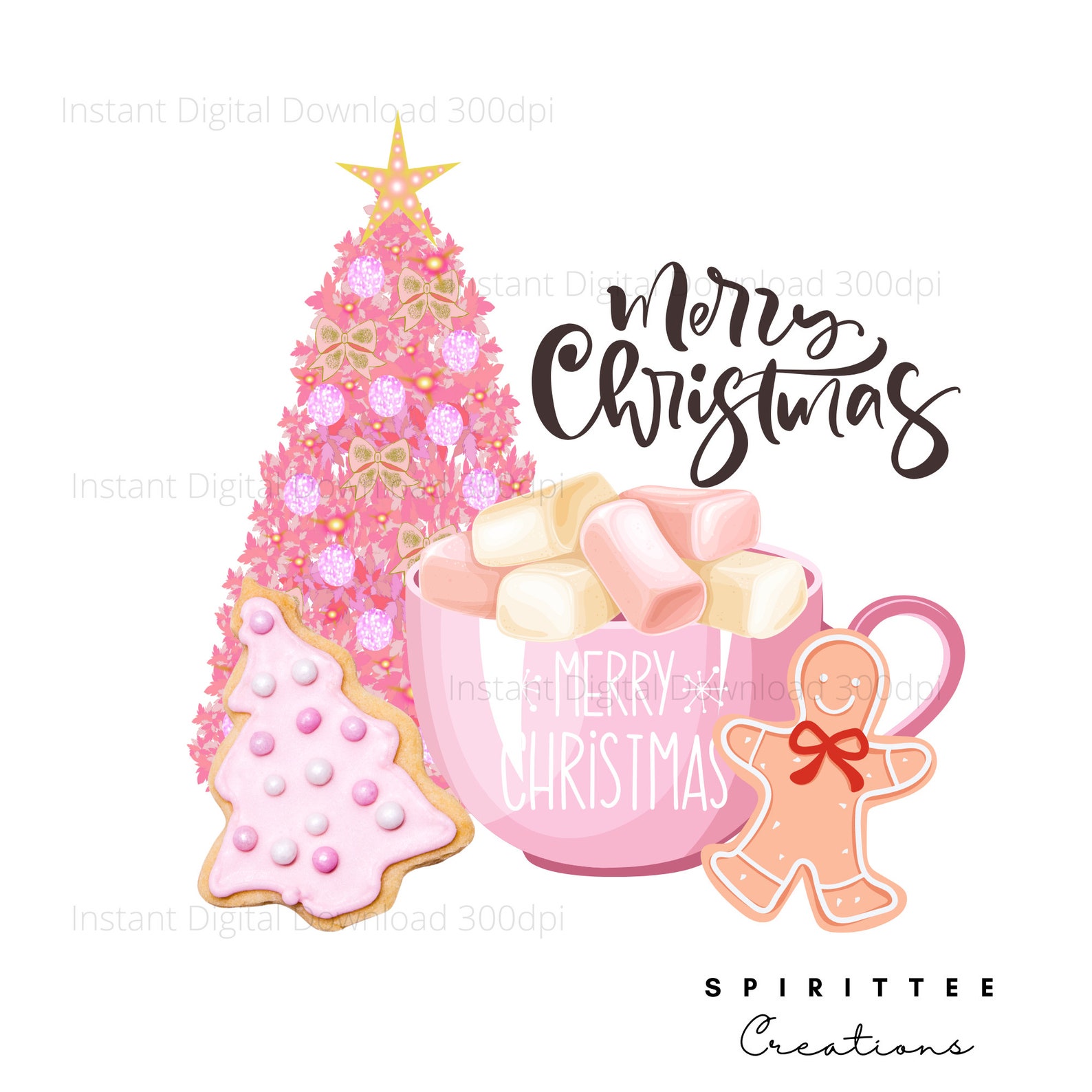 Christmas Mug Design PNG, Instant Digital Download, Christmas Design - Etsy