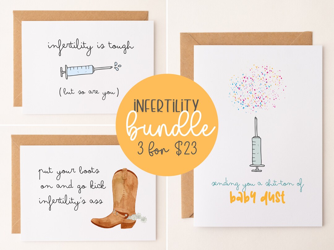 IVF Card, Infertility Card Bundle, IVF Gifts, IVF Care Package ...