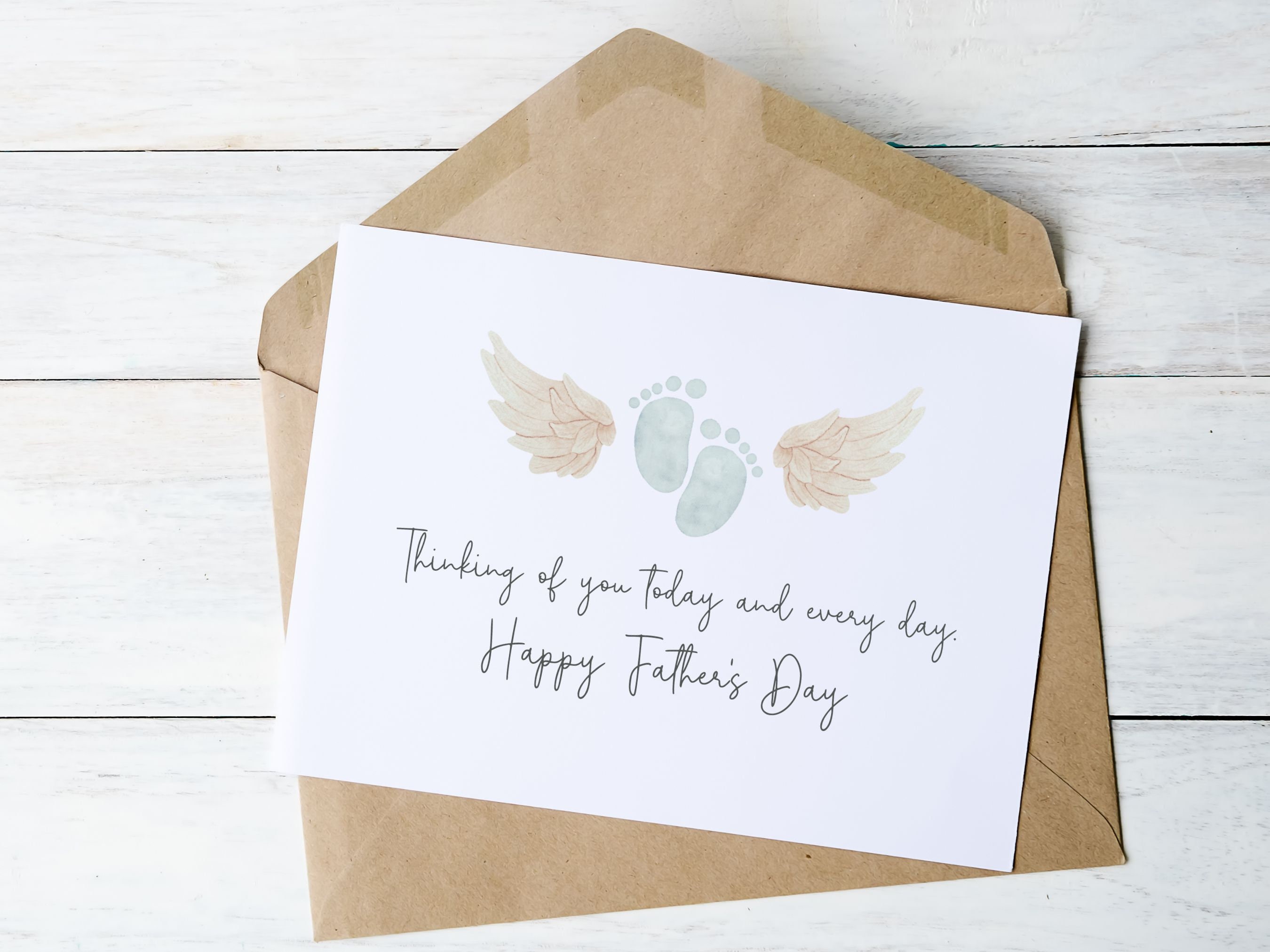 Bereaved Fathers Day Card, Miscarriage Dad Card, Miscarriage Gift, Baby ...