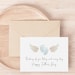 Bereaved Fathers Day Card, Miscarriage Dad Card, Miscarriage Gift, Baby ...