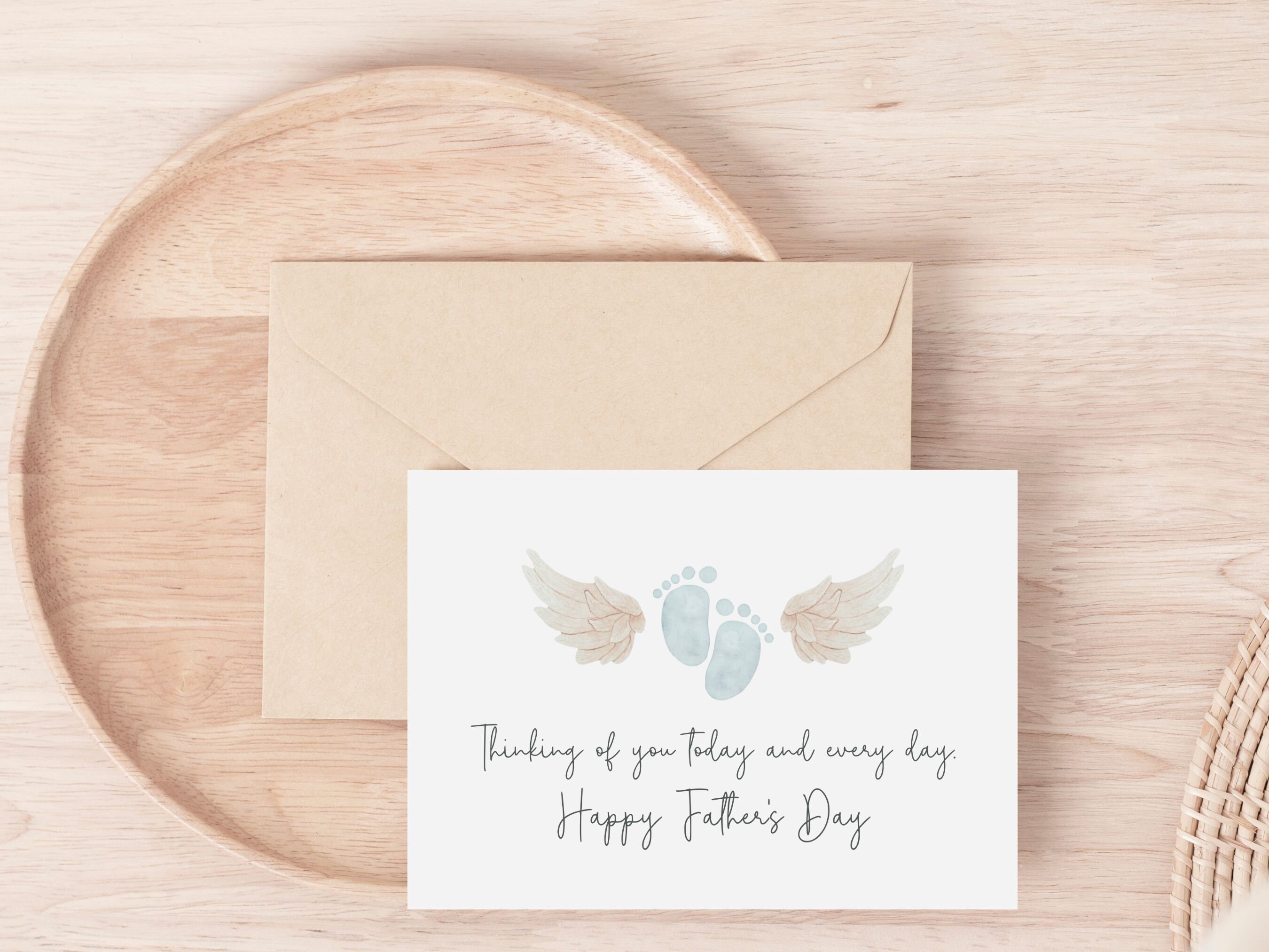 Bereaved Fathers Day Card, Miscarriage Dad Card, Miscarriage Gift, Baby ...