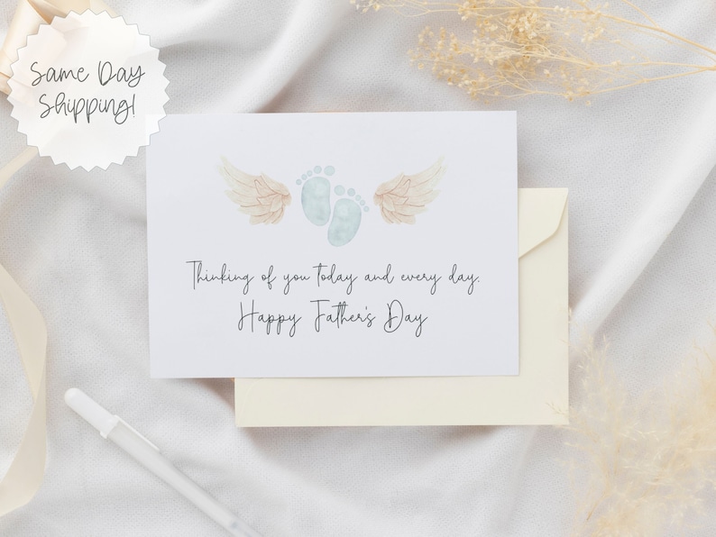 Bereaved Fathers Day Card, Miscarriage Dad Card, Miscarriage Gift, Baby ...