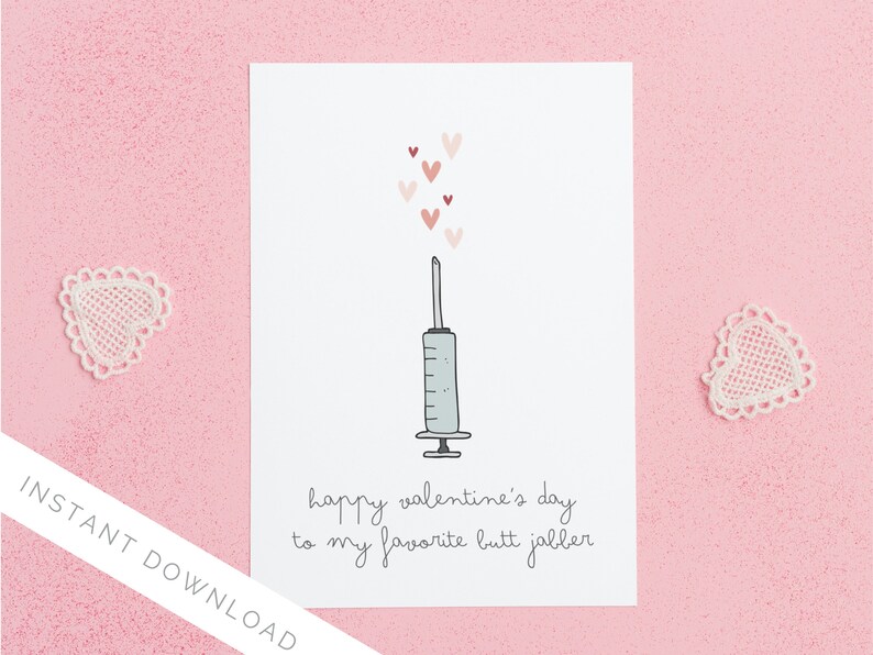 IVF Valentine Card, Funny Infertility Support Gift (digital Download ...