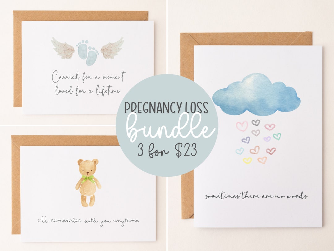 Sympathy Card Bundle: Miscarriage, Infant Loss, Bereavement - Etsy
