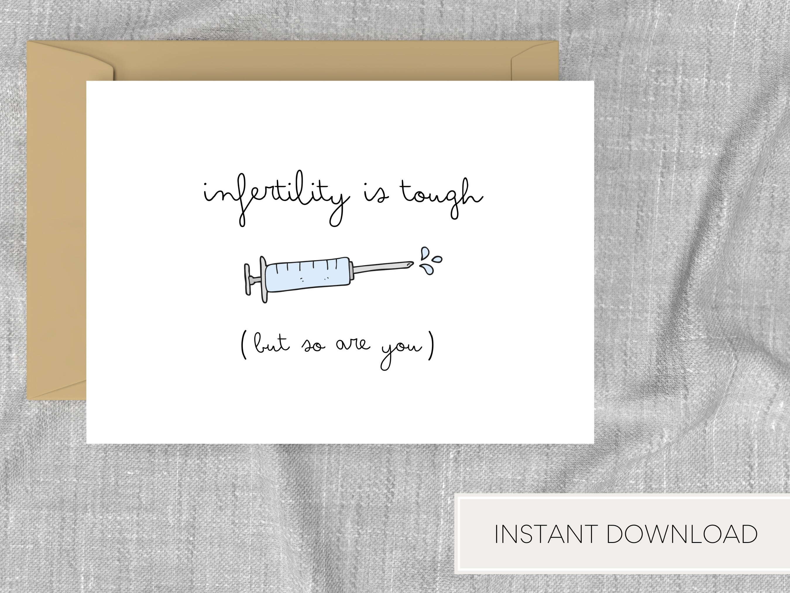 IVF, Fertility Gift, Miscarriage Gift, IVF Gifts, TTC Gift, Infertility ...