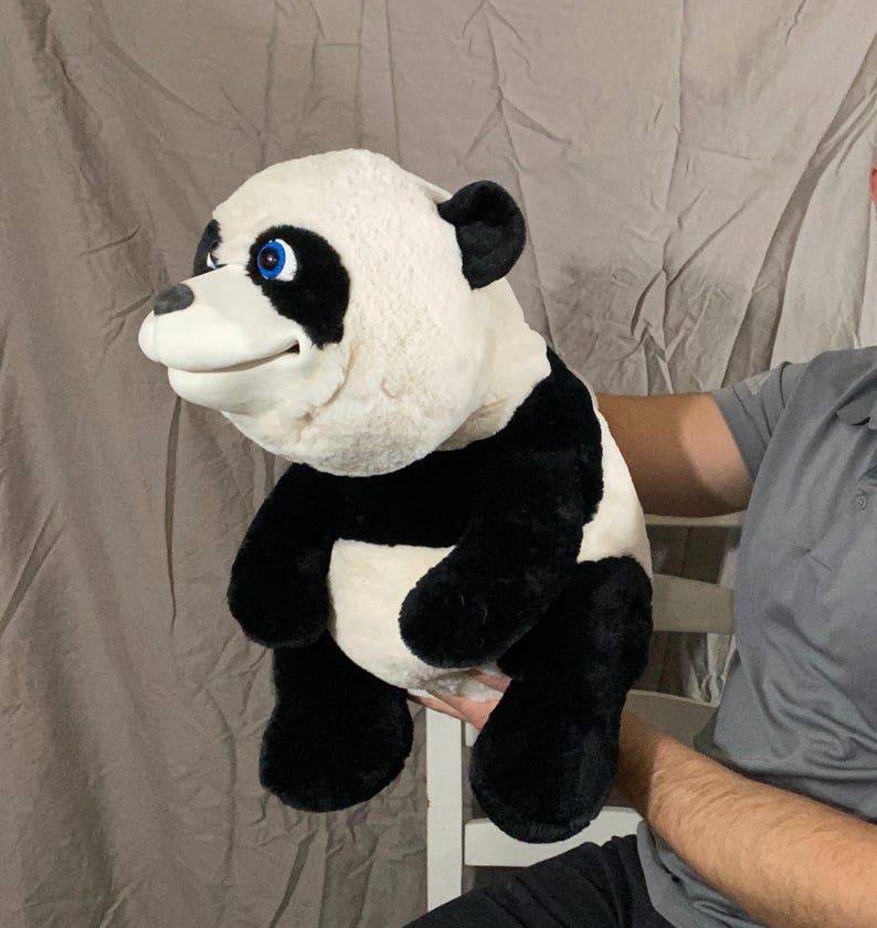 Professional Ventriloquist Puppet Panda Bear - Etsy