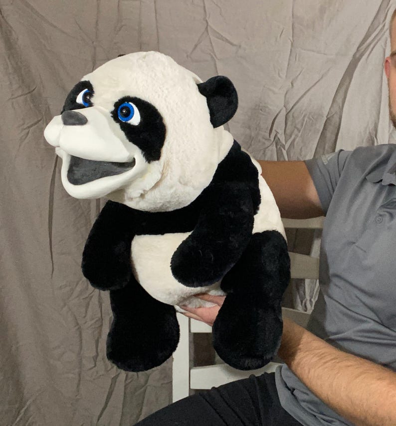 Professional Ventriloquist Puppet Panda Bear - Etsy