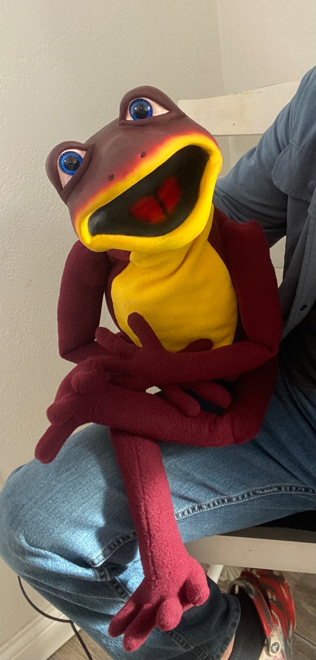 Professional Ventriloquist Puppet Salamander Sam - Etsy