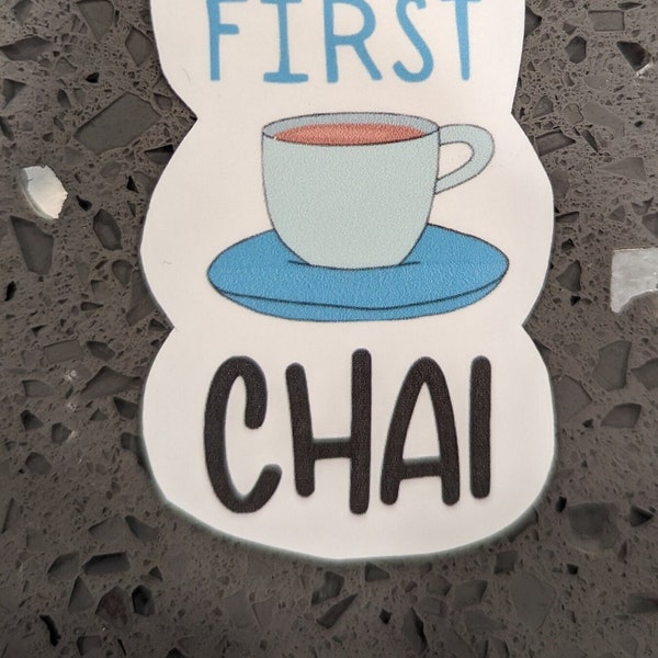 Chai Tea Sticker - Etsy