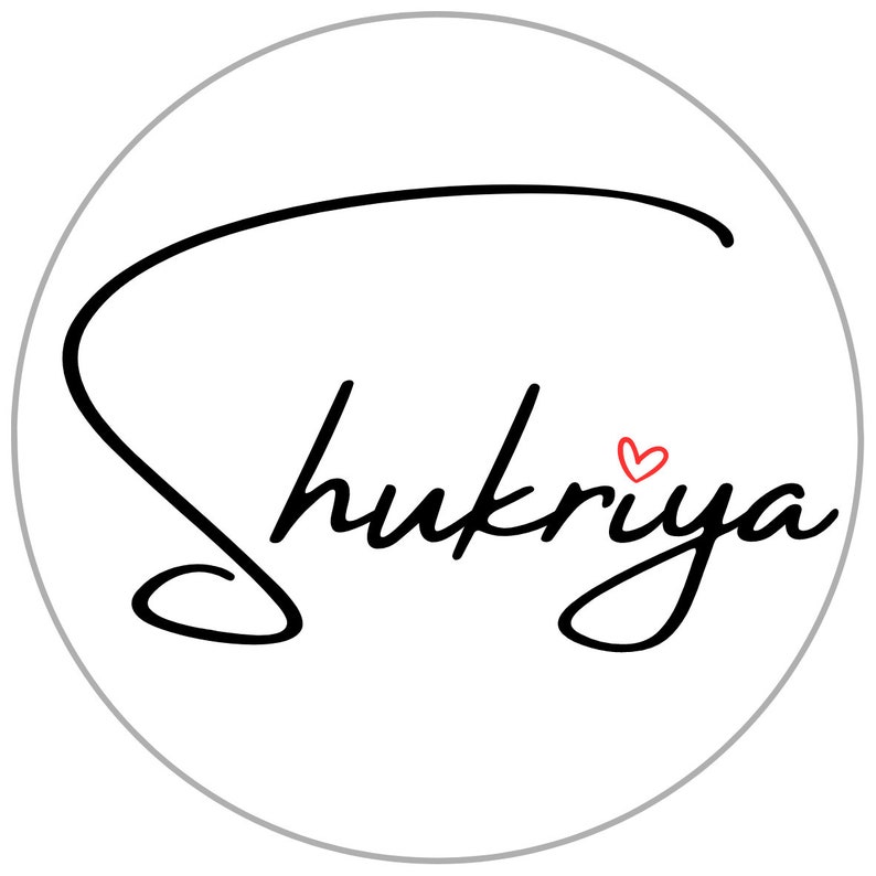 Multilingual Thank You Sticker 3 Pack - Etsy