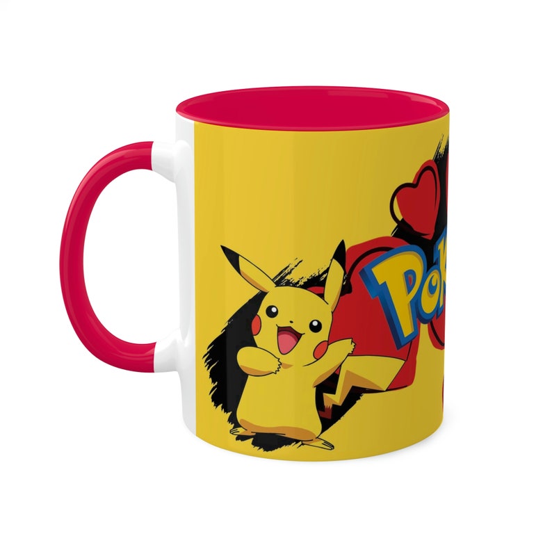 Pokemon Pikachu Colorful Mugs - Etsy