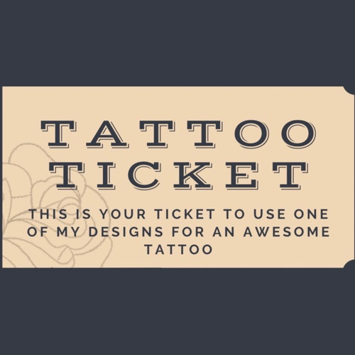 Tattoo Ticket by Nini.inks half Snake & Skeleton - Etsy