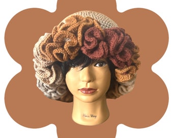 Crochet Curly (ruffle) Hat Pattern - Etsy