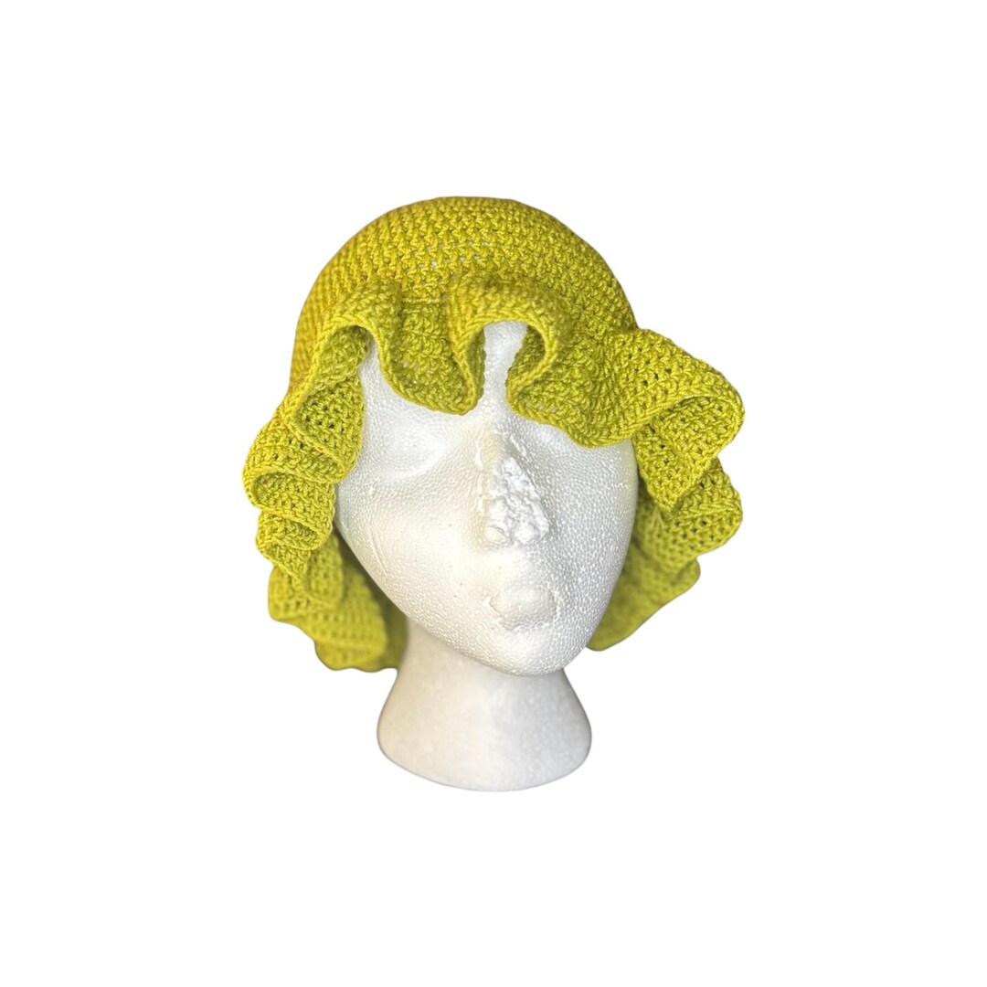 Floppy Ruffle Hat Crochet Pattern | Ruffle Bucket Hat Pattern | Easy ...