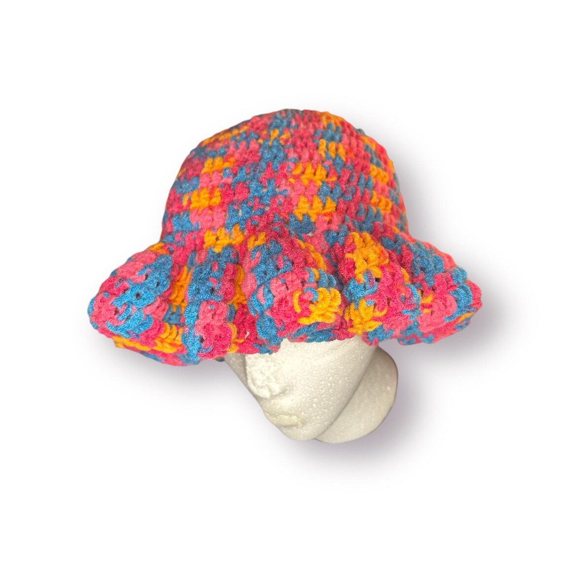 Floppy Ruffle Hat Crochet Pattern | Ruffle Bucket Hat Pattern | Easy ...