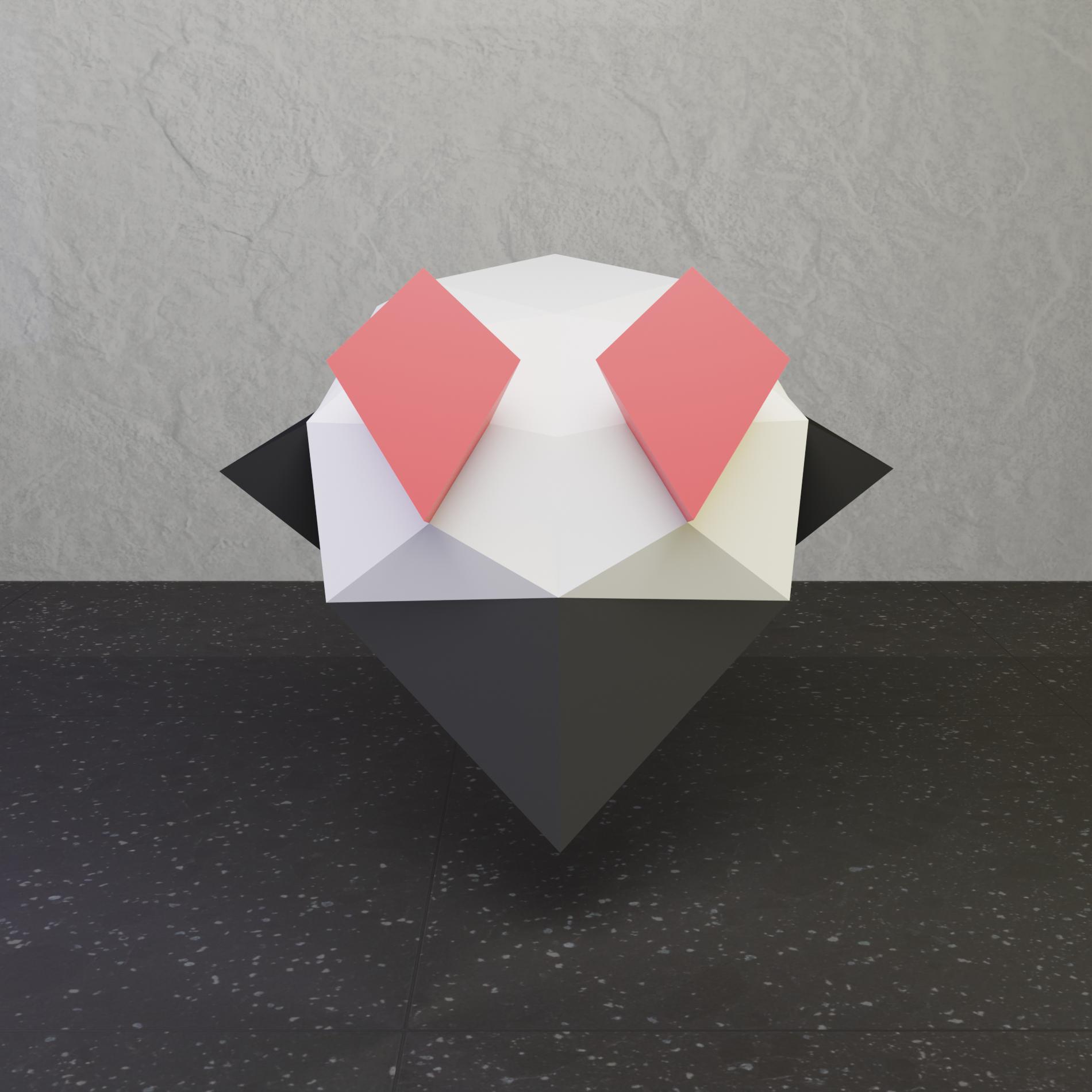 Standing Penguin Papercraft Template, Make Your Own Cute Penguin via ...