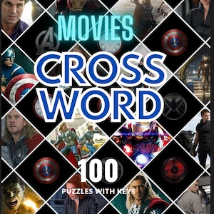 Movie Theme Crossword Puzzles With Answers | Printable Puzzle Games ...