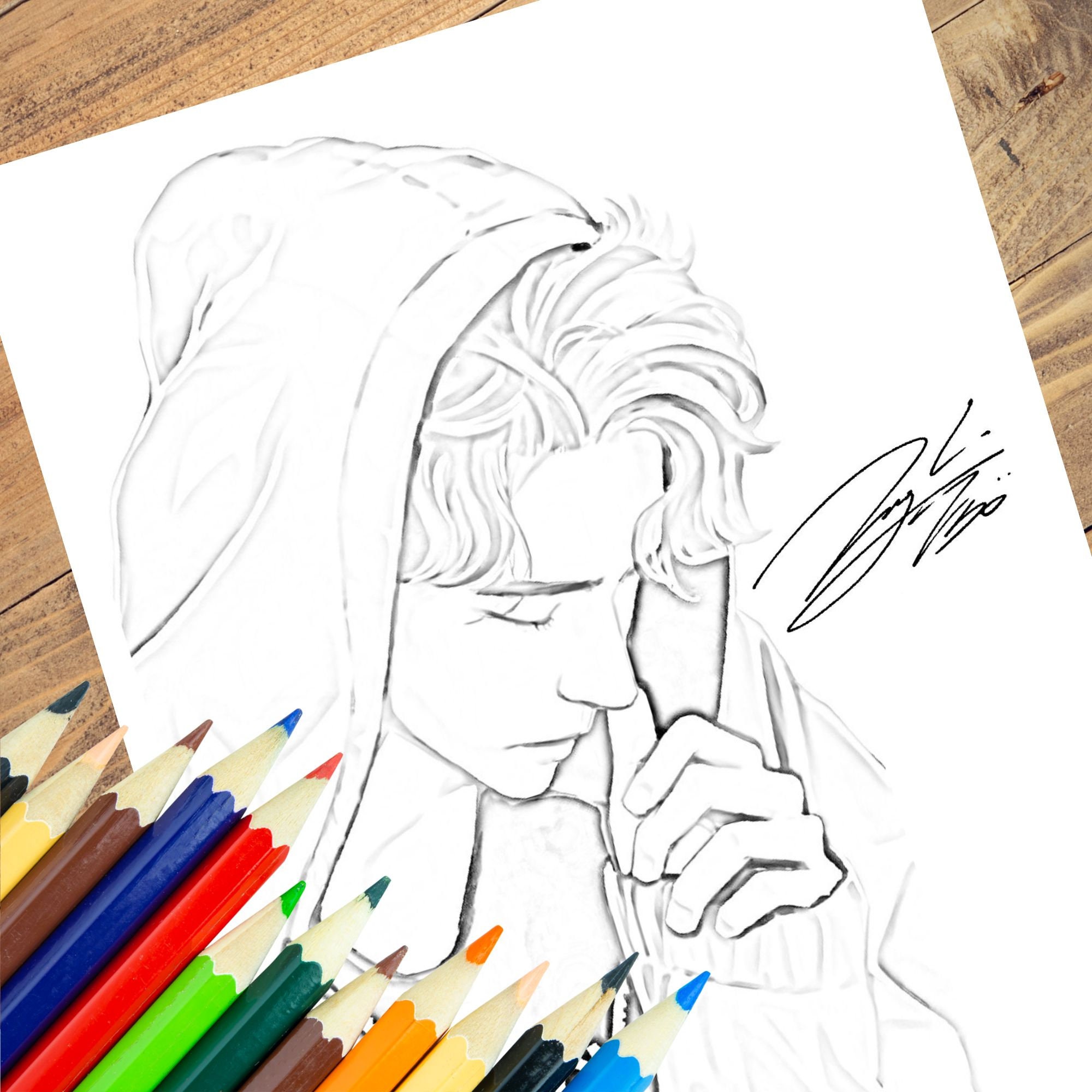 The Untamed Coloring Book Pages | Xiao Zhan and Wang Yibo Fanart and ...