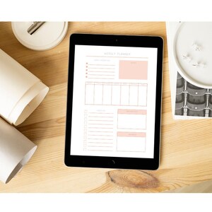 Weekly Planner ,printable Tracker, Bill and Expense Tracker, Finance ...